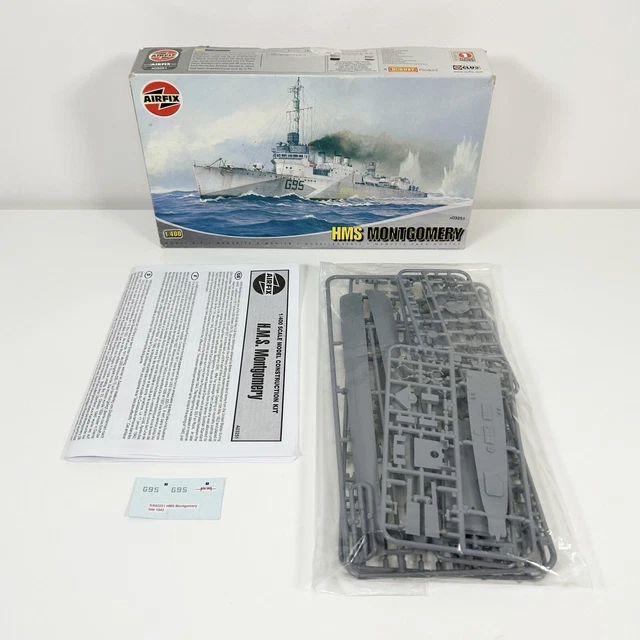 AIRFIX HMS MONTGOMERY WWI Destroyer 1:400 Scale Plastic Model Kit ...