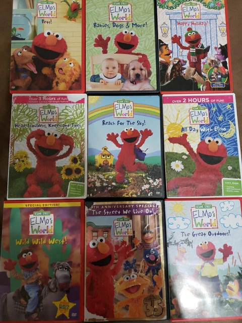 DVD LOT 43 Sesame Street Nickelodeon JR Curious George Elmo Bob the ...