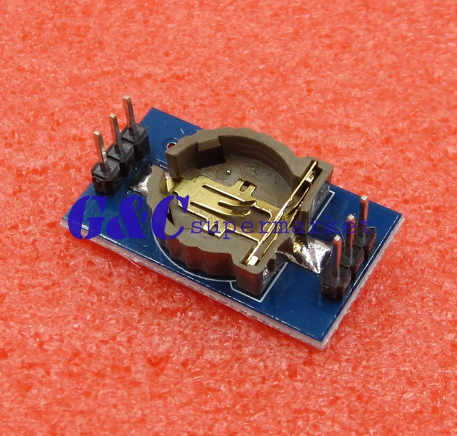 MÓDULO DE RELOJ en tiempo real Arduino RTC DS1302 2 PIEZAS para AVR ARM ...