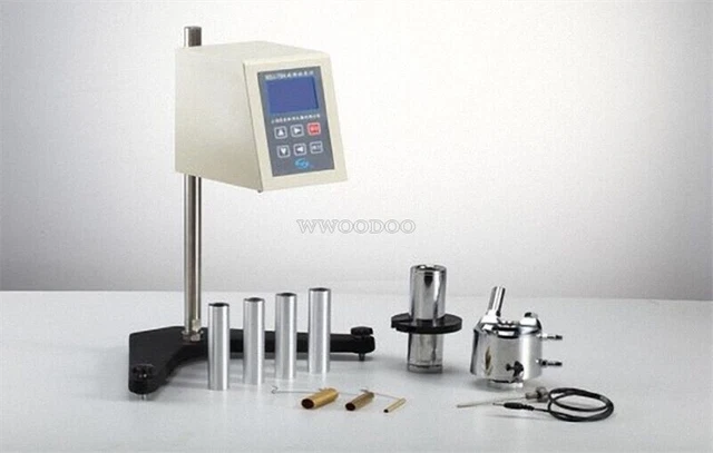 DIGITAL ROTATIONAL VISCOMETER Viscosity Meter Fluidimeter 1-1000000MPA ...