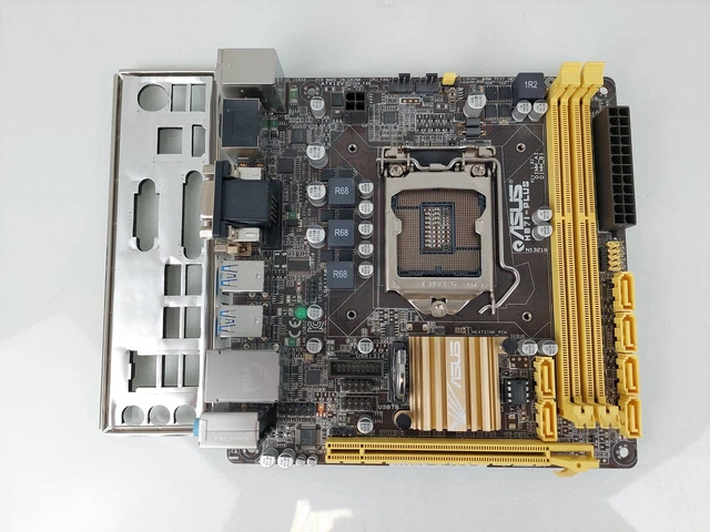 ASUS HB71-PLUS SOCKET LGA1150 DDR3 Mini-ITX Motherboard with I/O Shield ...