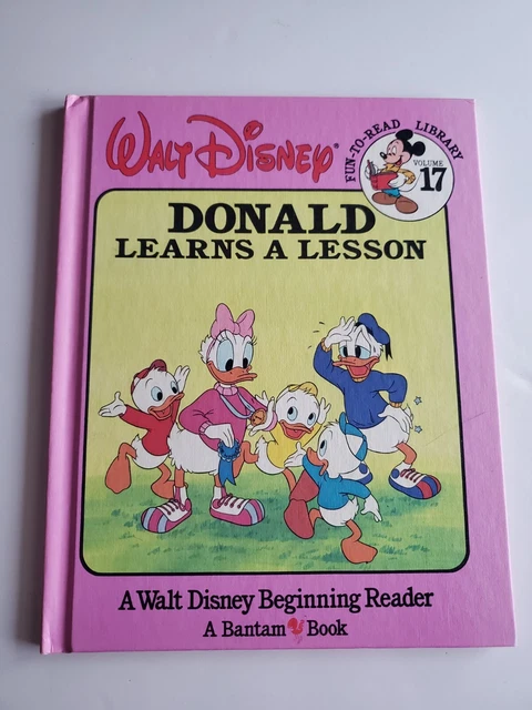 WALT DISNEY BEGINNER Reader - Donald Learns a Lesson Book Volume 17 ...