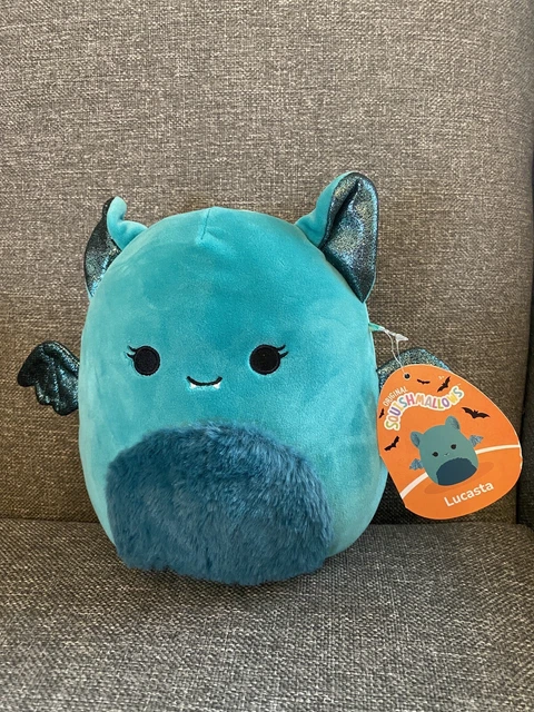 SQUISHMALLOWS LUCASTA GREEN Bat 8” Soft Toy Squishy Halloween 2023 With ...