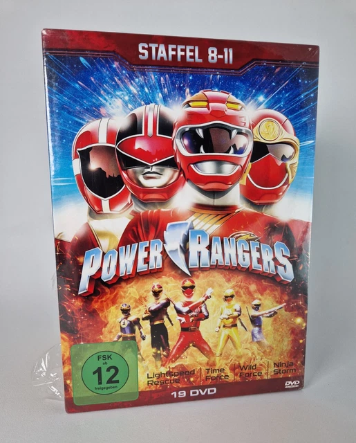 POWER RANGERS STAFFEL 8-11 [19 DVDs] Lightspeed Rescue Time+Wild Force ...