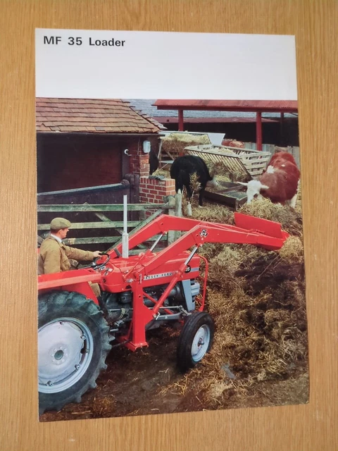PRE USED MASSEY - Ferguson 35 Tractor Loaders Colour Farming Collectors ...