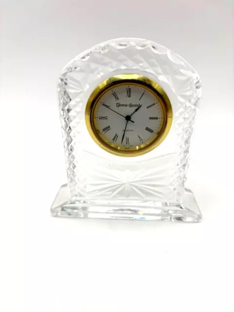 TYRONE CRYSTAL CLOCK Full Lead Mantle Clock £5.00 - PicClick UK