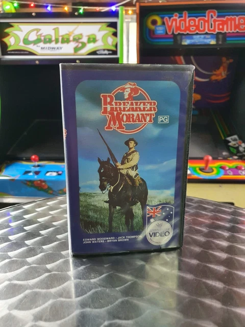 BREAKER MORANT - Australian VHS Movie - Video Tape - Big Box Ex Rental $7.48 - PicClick AU