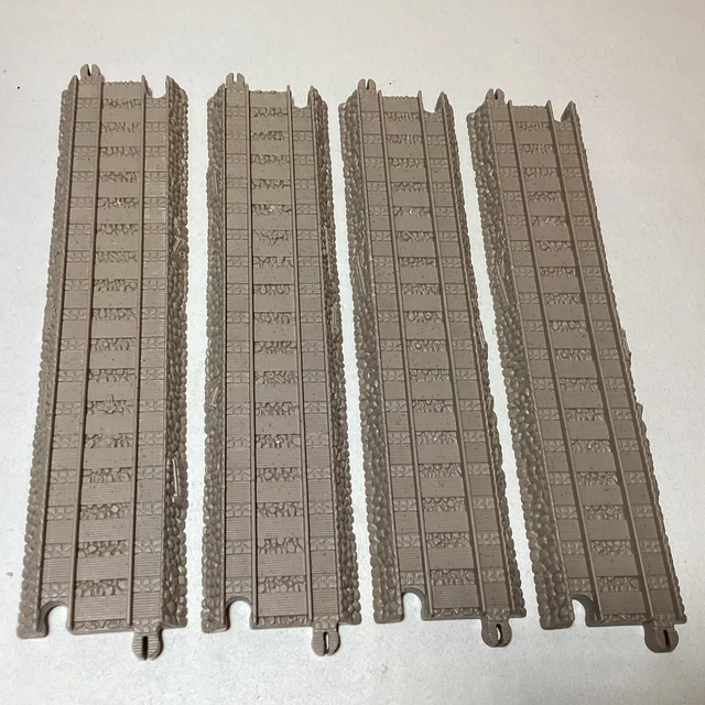 THOMAS & FRIENDS Trackmaster Railway System Brown Beige Track Long ...