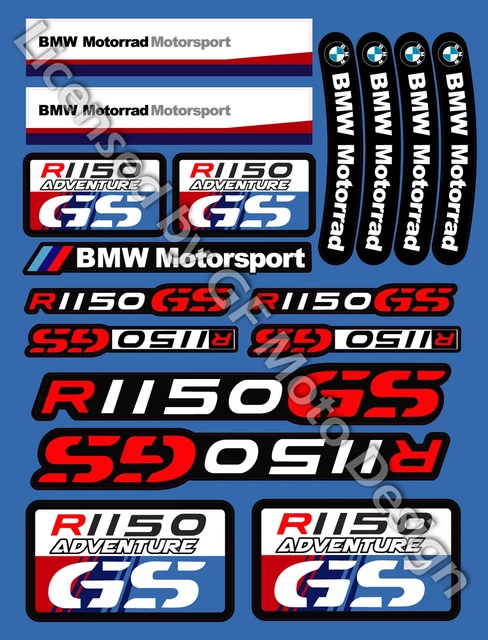 BMW GS ADVENTURE R1150GS Motorrad Aufkleber Set Blatt 35 Stickers EUR ...