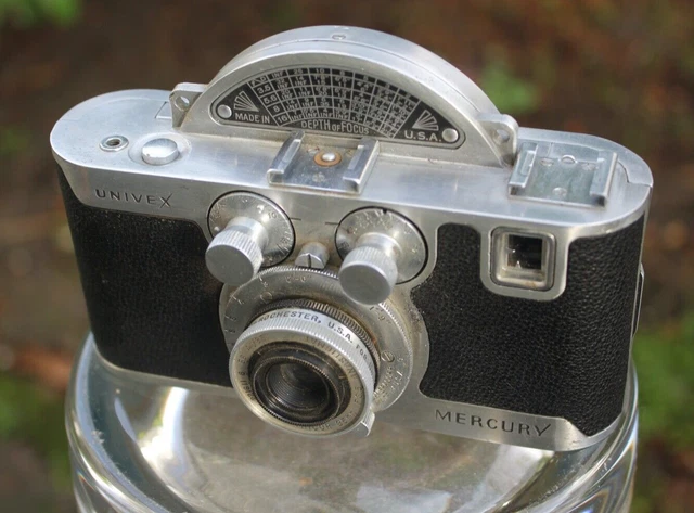UNIVEX MERCURY CAMERA mit TRICOR 35mm F/3.5 Anastigmat - made in USA ...