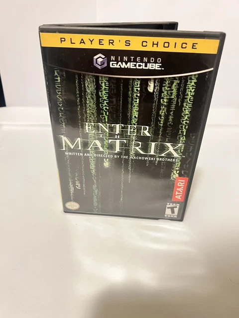 ENTER THE MATRIX (Nintendo GameCube, 2003) Complete CIB Black Label 2 ...