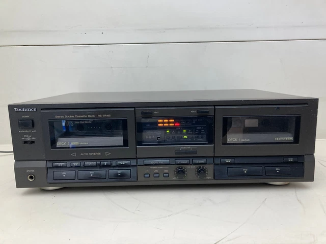 TECHNICS STEREO DOPPEL Cassetten Deck RS-TR165, Tape Deck ...