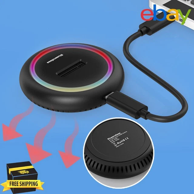 RGB LAMP HARD Drive Station 1000M/S NVME/NGFF Solid State Drive LED ...