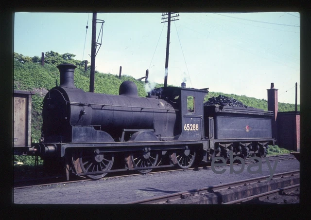 ORIGINAL 35MM SLIDE - ex LNER 65288 on shed at 62C Dunfermline ...