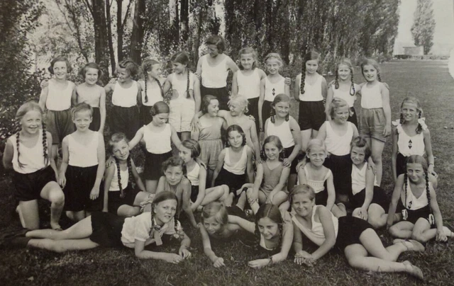 FOTO HÜBSCHE BDM Mädchen August 1937 , 100224-1 EUR 149,99 - PicClick DE