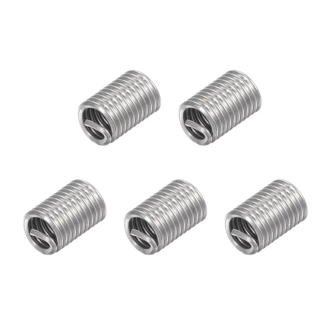 1/4-20 UNC 2.5D 304 Stainless Steel Wire Thread Insert Threaded Sleeve ...