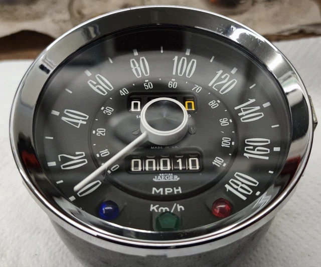 TRIUMPH SPITFIRE MK1 Jaeger Speedometer KPH Gauge SN 6121/17A £299.71 ...