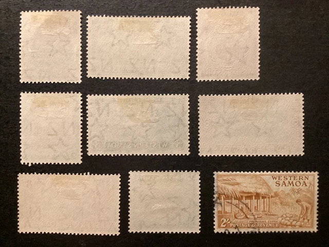 SAMOA 1952 SG 219-227 £4.37 - PicClick UK