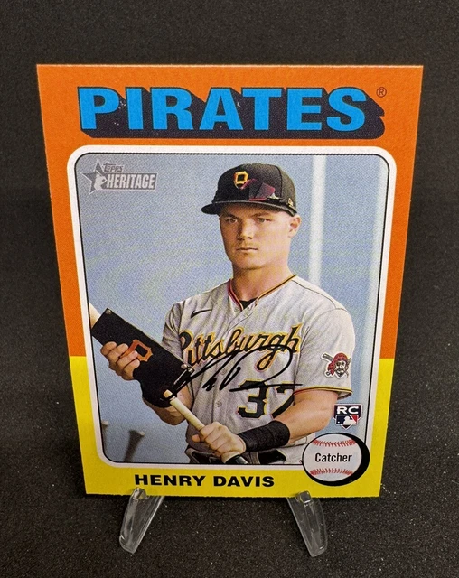 2024 TOPPS HERITAGE Henry Davis #415 Rookie RC Pittsburgh Pirates EUR 2 ...