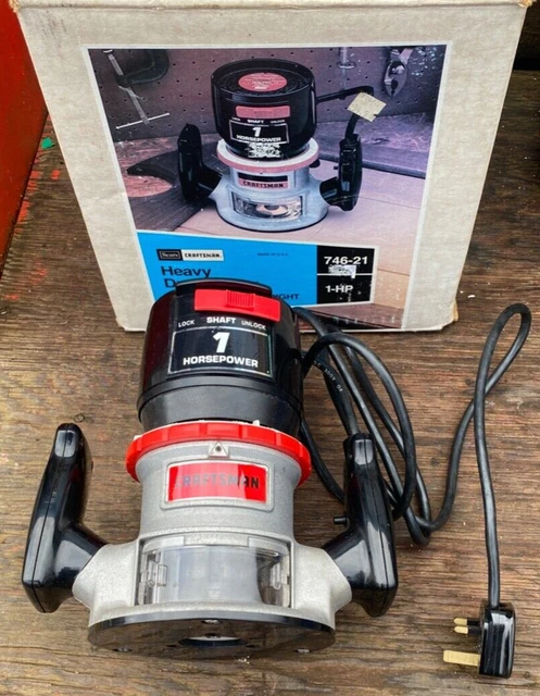 SEARS CRAFTSMAN MODEL 746-21 Heavy Duty Corded Router 240v 740w £33.00 ...