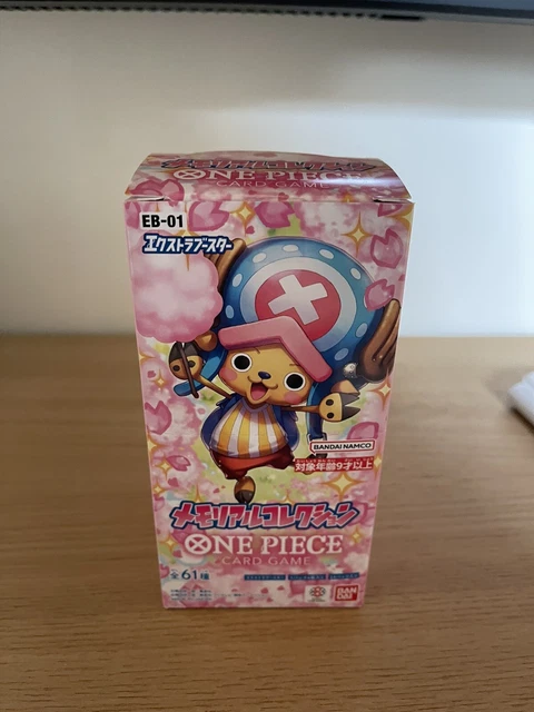 ONE PIECE CARD Game Box EB-01 Extra Booster Memorial Collection (JAP ...
