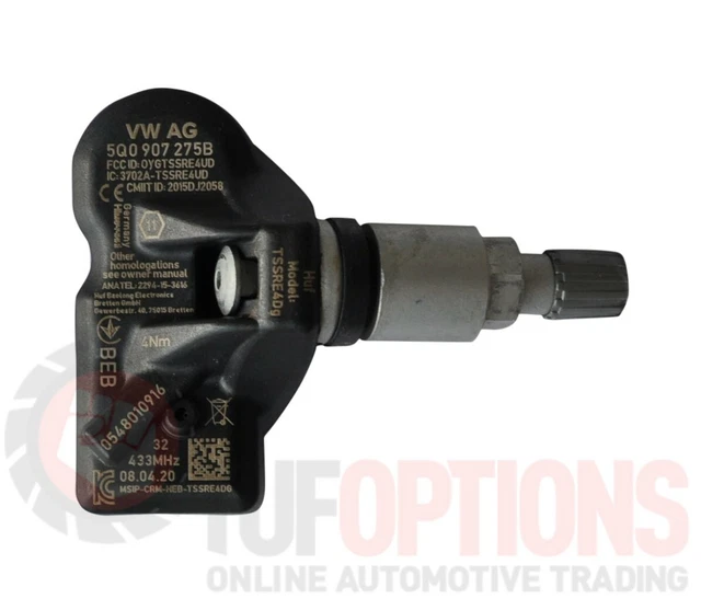SINGLE GENUINE VW Atlas TPMS Valve Assembly - 01/2017 - 12/2020 £19.81 ...