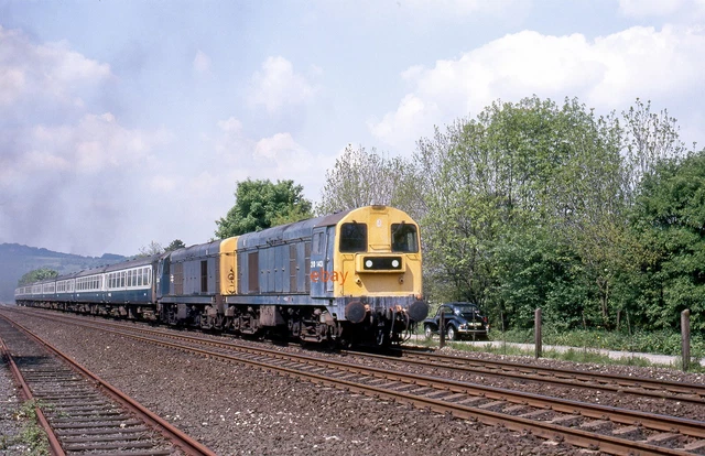ORIGINAL 35MM SLIDE Class 20 no. 20143/20020 at Duffield +rights for ...