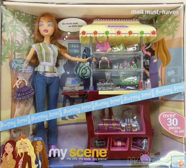 MATTEL MY SCENE Shopping Spree Mall Must Hubkenzie Doll FIgure Barbie ...