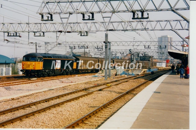RAIL PHOTO CLASS 56 56112 @ Stratford 4/4/96 10:08 Ripple Lane ...