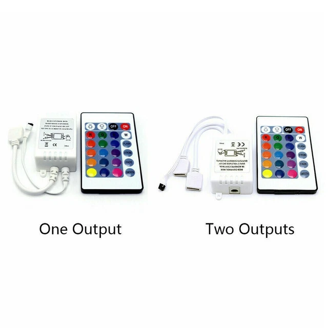 ADVANCED REMOTE CONTROLLER and RGB Control Box for 3528 5050 LED Strip ...