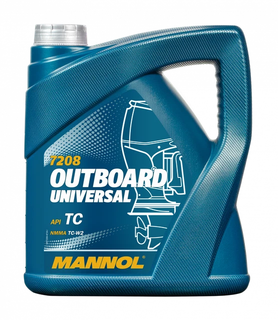 4 LITER MANNOL Outboard Universal 7208 API TC NMMA TC-W2 2-T ...