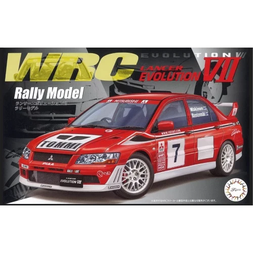 MITSUBISHI LANCER EVOLUTION VII WRC RALLY MODEL KIT 1:24 Fujimi Kit ...