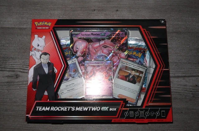 POKÉMON TCG TEAM Rocket's Mewtwo ex Box - New & Sealed - IN HAND $52.41 ...