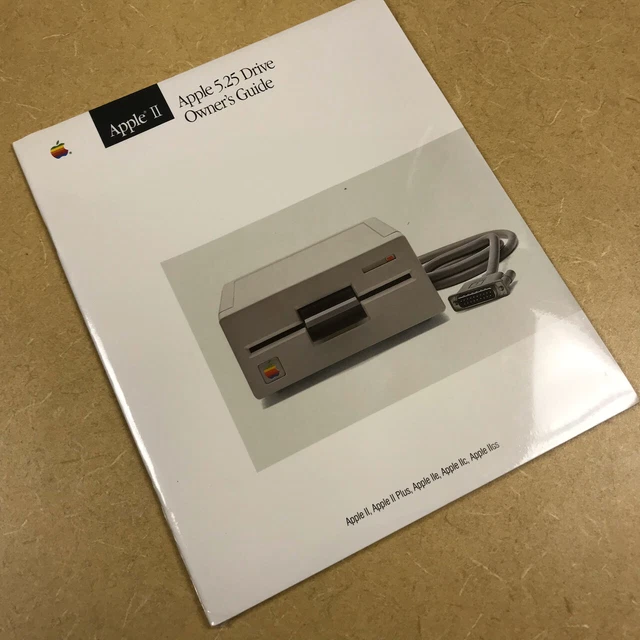 SEALED APPLE 5.25 Drive Owner's Guide Apple Computer Apple II IIe IIGS ...