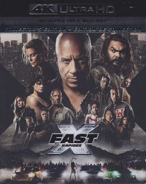 FAST X COLLECTOR EDITION 4K ULTRA HD & BLURAY SET with Vin Diesel & Jason Momoa £2.91 - PicClick UK