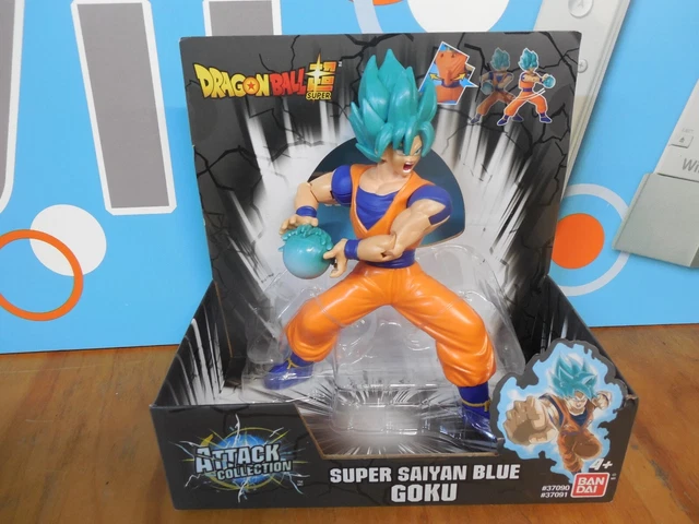 FIGURINE ARTICULÉE DRAGON BALL Attack Collection Super Saiyan bleu GOKU ...
