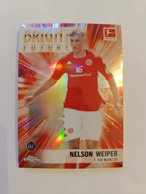 TOPPS BUNDESLIGA CROMO 22/23 - Nelson Weiper radiocontrol inserto ...