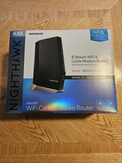 NETGEAR - NIGHTHAWK AX6000 Wi-Fi 6 Router with DOCIS 3.1 Cable Modem ...