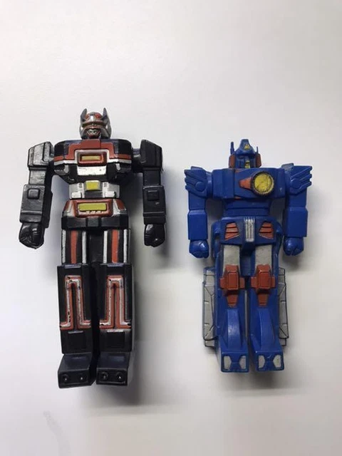 POWER RANGERS CHOUDENSHI Bioman Biorobo Xabungle retro Figure 2set ...