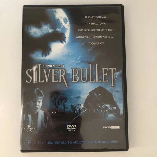 STEPHEN KING'S SILVER Bullet DVD Gary Busey Werewolf Horror Thriller ...