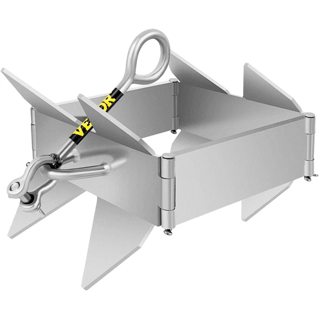 VEVOR FOLDING BOX Anchor Fold and Hold Anchor 19 lb Galvanized Steel ...