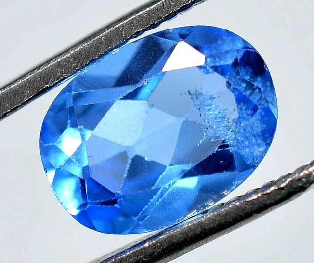 TORMALINA BLU INDICOLITE naturale 3,40 carati CERTIFICATA* pietra ...