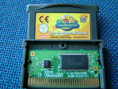 THE LAND BEFORE TIME - Into The Mysterious Beyond Nintendo Gameboy Advance GBA £7.99 - PicClick UK