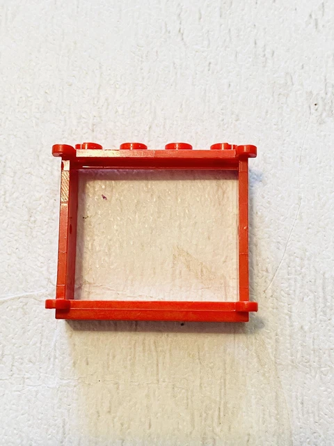VINTAGE LEGO RED 3x4 Window Frame x 1 - Part Town Train 3853 £1.17 ...