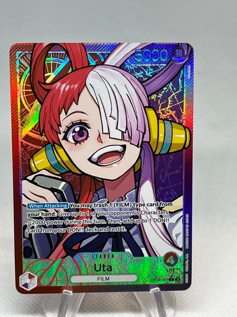 ONE PIECE WINGS Of The Captain Uta Op06-001 Leader Art Ancien Anglais ...