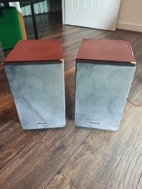 SONY SS-CGPX9 2-WAY Bass Reflex Bookshelf Speakers 6 Ohm Great ...