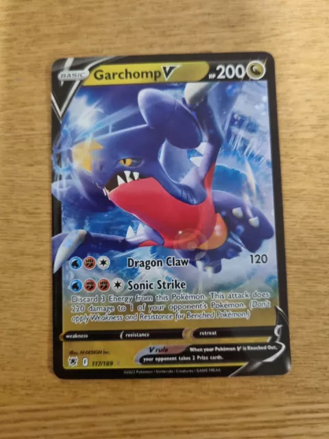 GARCHOMP V 117/189 Ultra Rare Pokemon Card (SWSH Astral Radiance) £1.40 ...
