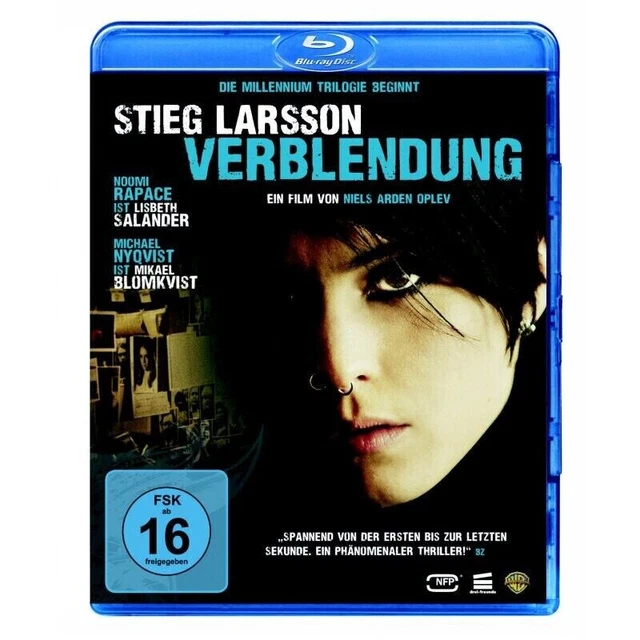 STIEG LARSSON VERBLENDUNG Blu Ray Noomi Rapace EUR 3,50 - PicClick FR
