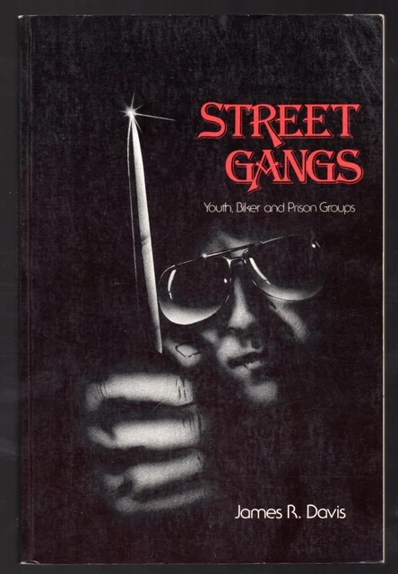 STREET GANGS YOUTH BIKER PRISON GANGS by James R. Davis 1982 INSCRIBED ...