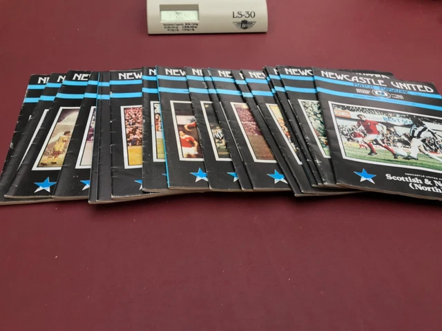 NEWCASTLE UNITED FOOTBALL Programmes x 19 from 81/82 £2.53 - PicClick UK